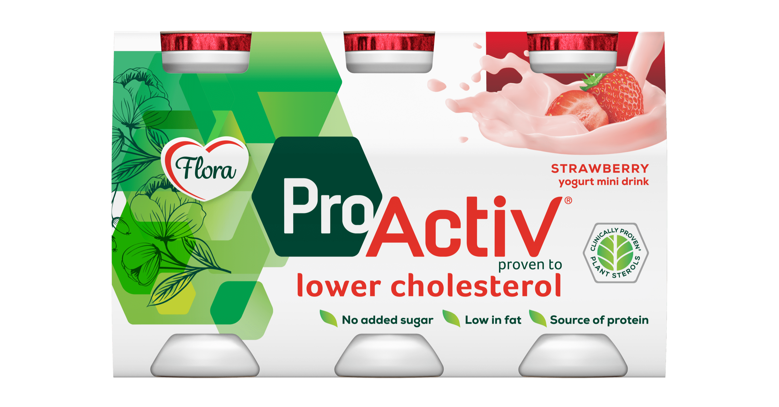 Flora ProActiv Mini Drink Strawberry
