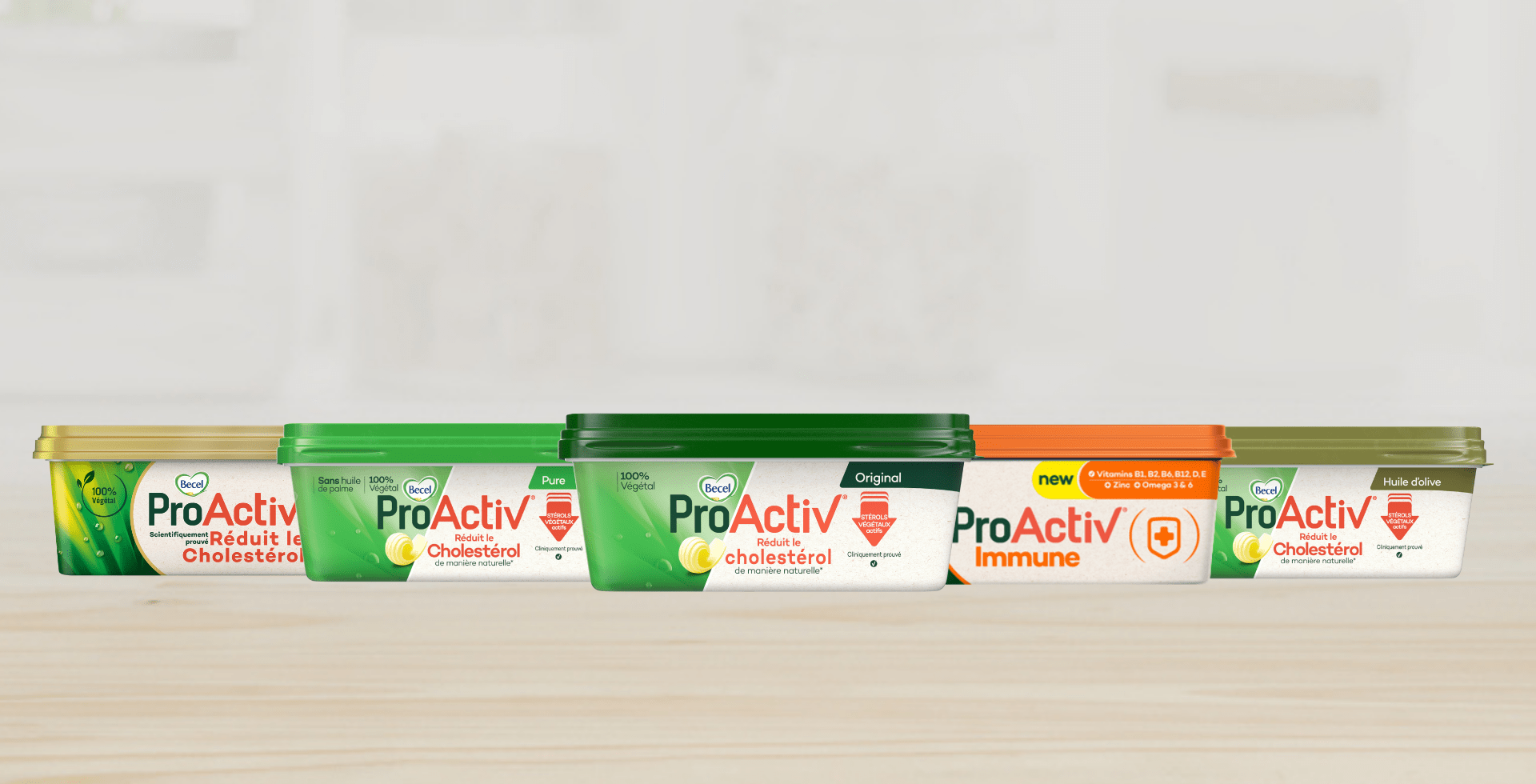 Découvrez nos produits anti-cholestérol - Becel ProActiv